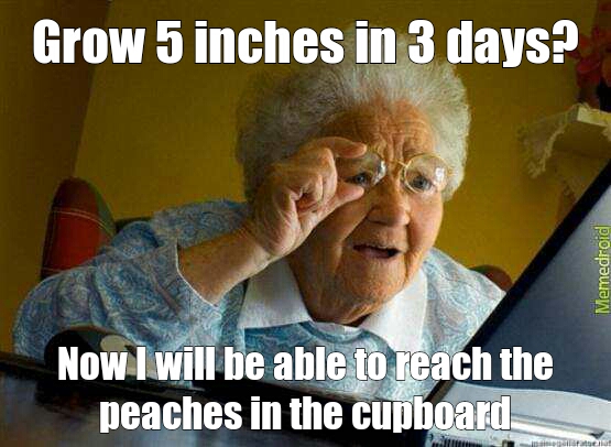5 inches - Meme by ACslater :) Memedroid