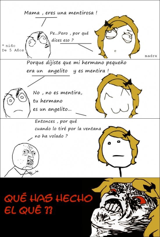 mi hermano es un angelito - Meme subido por enzocarranza :) Memedroid