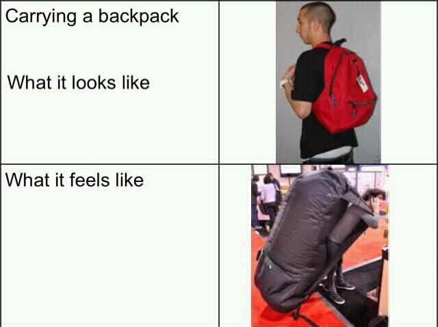 when carrying textbooks in the bags - Meme by Smoove_Milton :) Memedroid