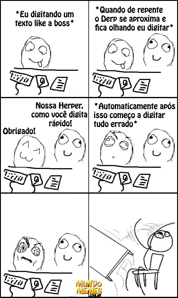 Digitando rápido! - Meme subido por pedro2012campos :) Memedroid