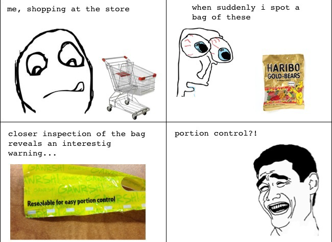 portion control..pfft - Meme by TheAndyJoseph :) Memedroid